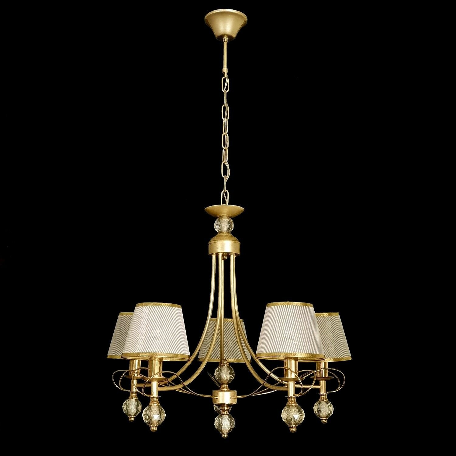 Люстра классическая G11084/5FGD+CPGD WT Gerhort