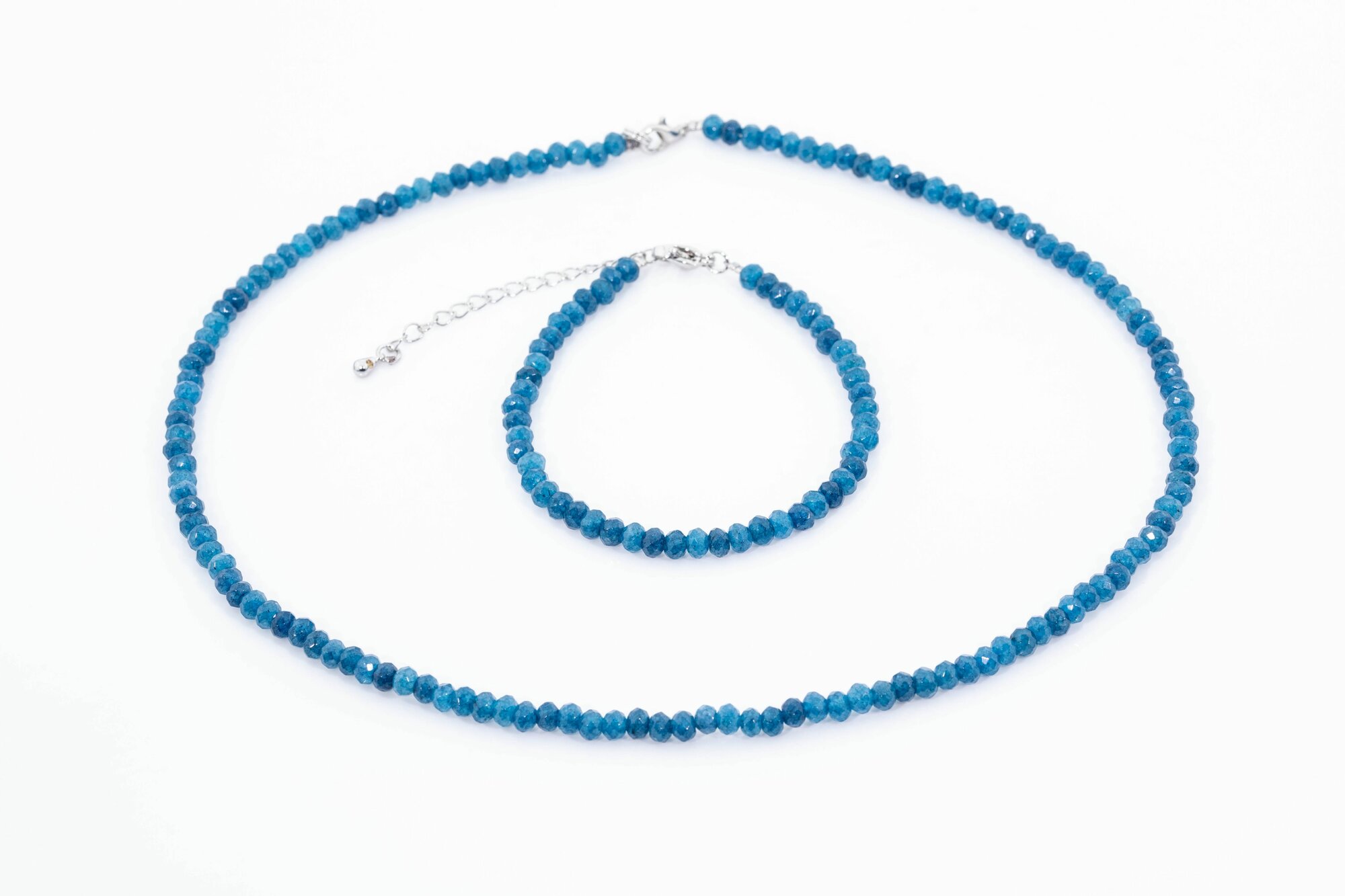 Комплект бижутерии: колье, агат синтетический, искусственный камень