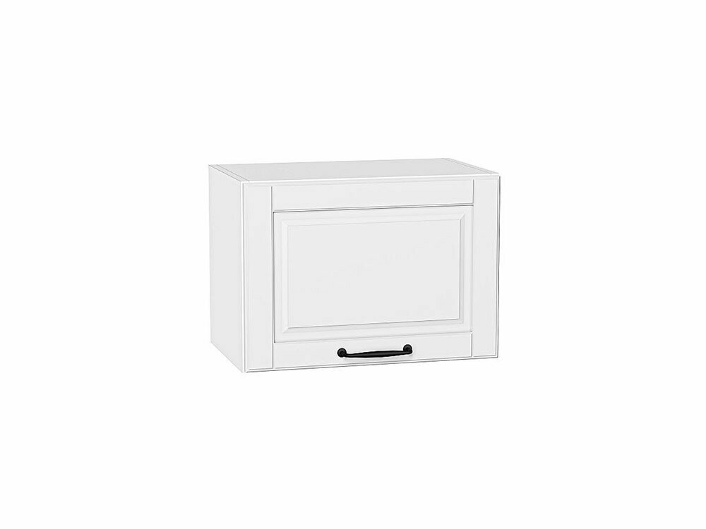 VVT Шкаф верхний горизонтальный Дублин Белый, Special White, 450 В*Ш*Г 358*450*318, фасад МДФ Special White, корпус Белый Special White