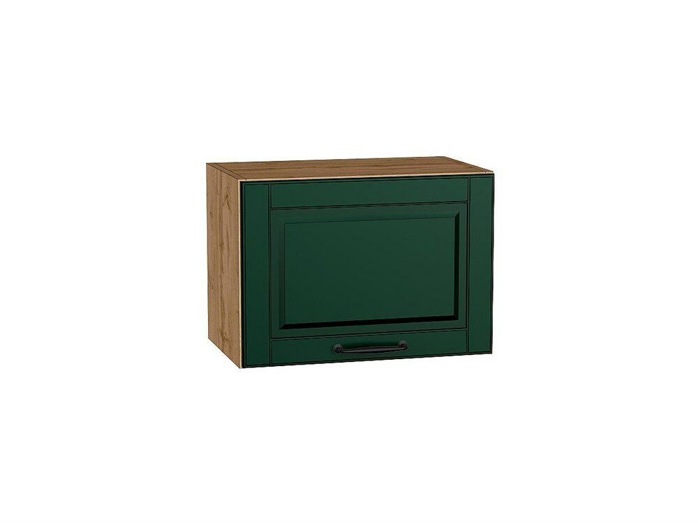 VVT Кухонный Шкаф верхний горизонтальный Дублин Дуб Вотан, Special Green, 360, 500, каркас ЛДСП Дуб Вотан, фасад МДФ Special Green, 358*500*318