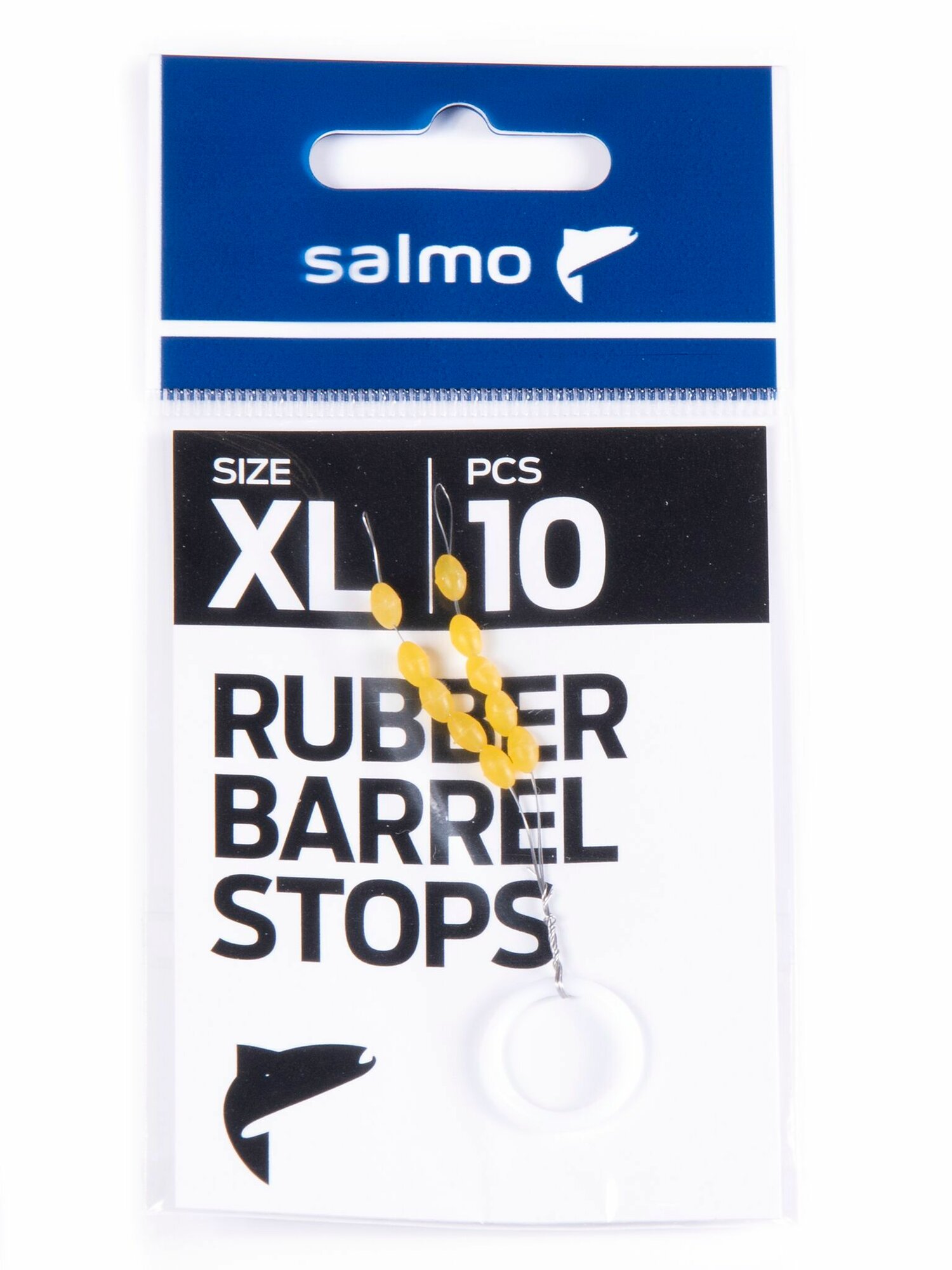 Стопоры резиновые Salmo RUBBER BARREL STOPS, разм. XL, 10шт.