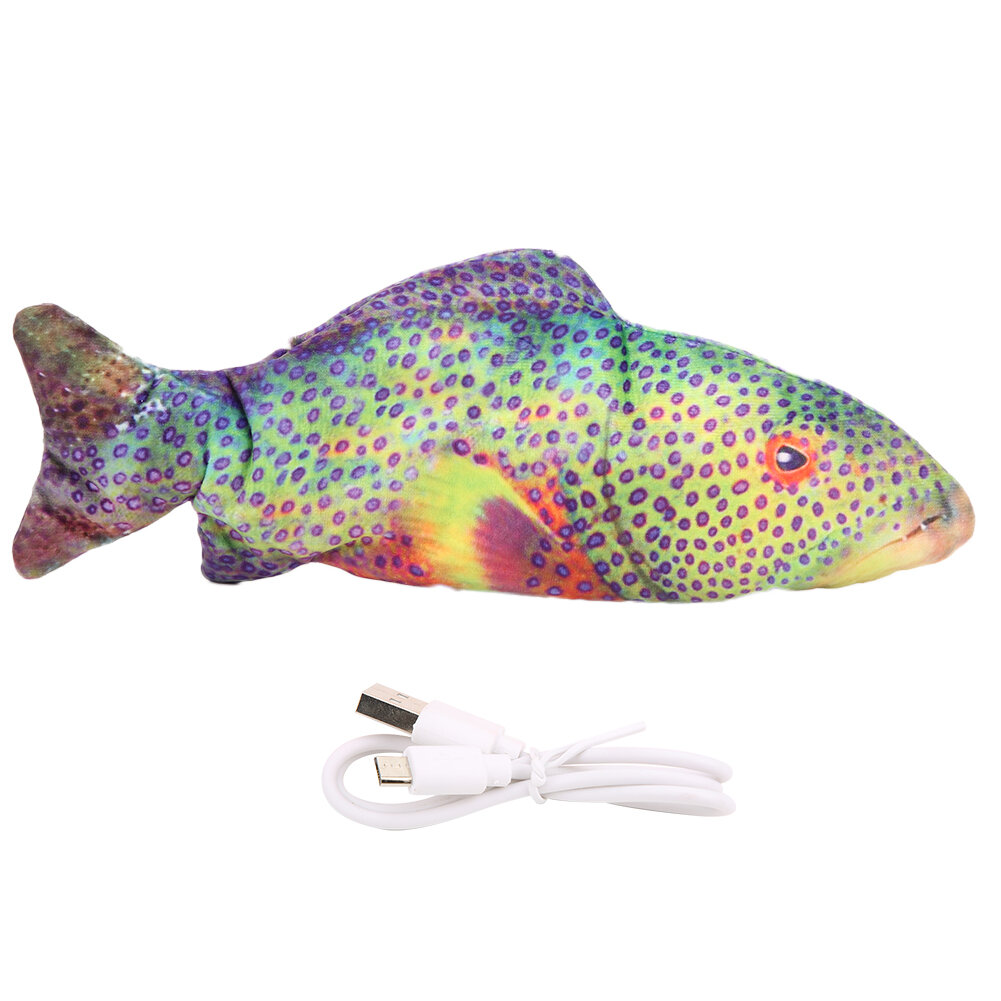 Электрическая имитационная игрушка рыба USB перезаряжаемая детская игрушка рыба подарок групер