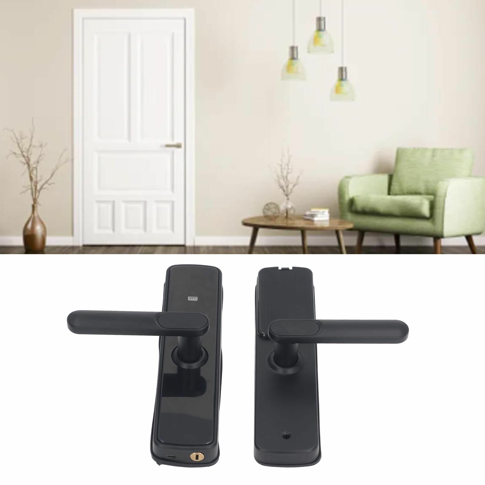 Электронный дверной замок с датчиком пароля для отеля поставляется без батареи