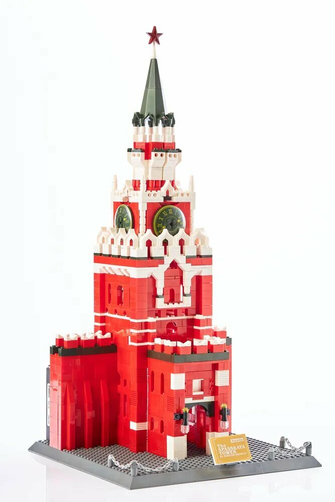 Конструктор "Спасская башня", для детей от 6 лет, 1047 элементов