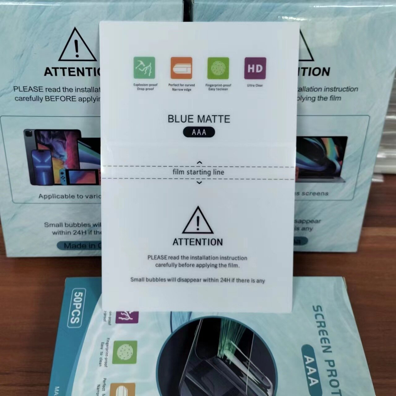 Специальная пленка для резки пленки TPU с конденсационной пленкой УФ-свет отвержденная пленка высокой четкой 8 дюймов