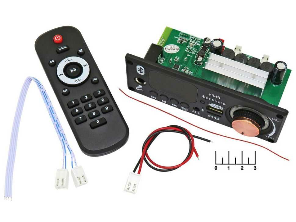 Радиоконструктор MP3 проигрыватель + FM + bluetooth + USB + AUX 5-25V 160W
