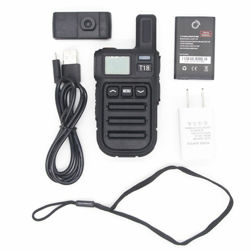 Рация T18 Mini PMR446 Радио PMR 446 Громкая связь Двусторонняя радиосвязь Американская вилка