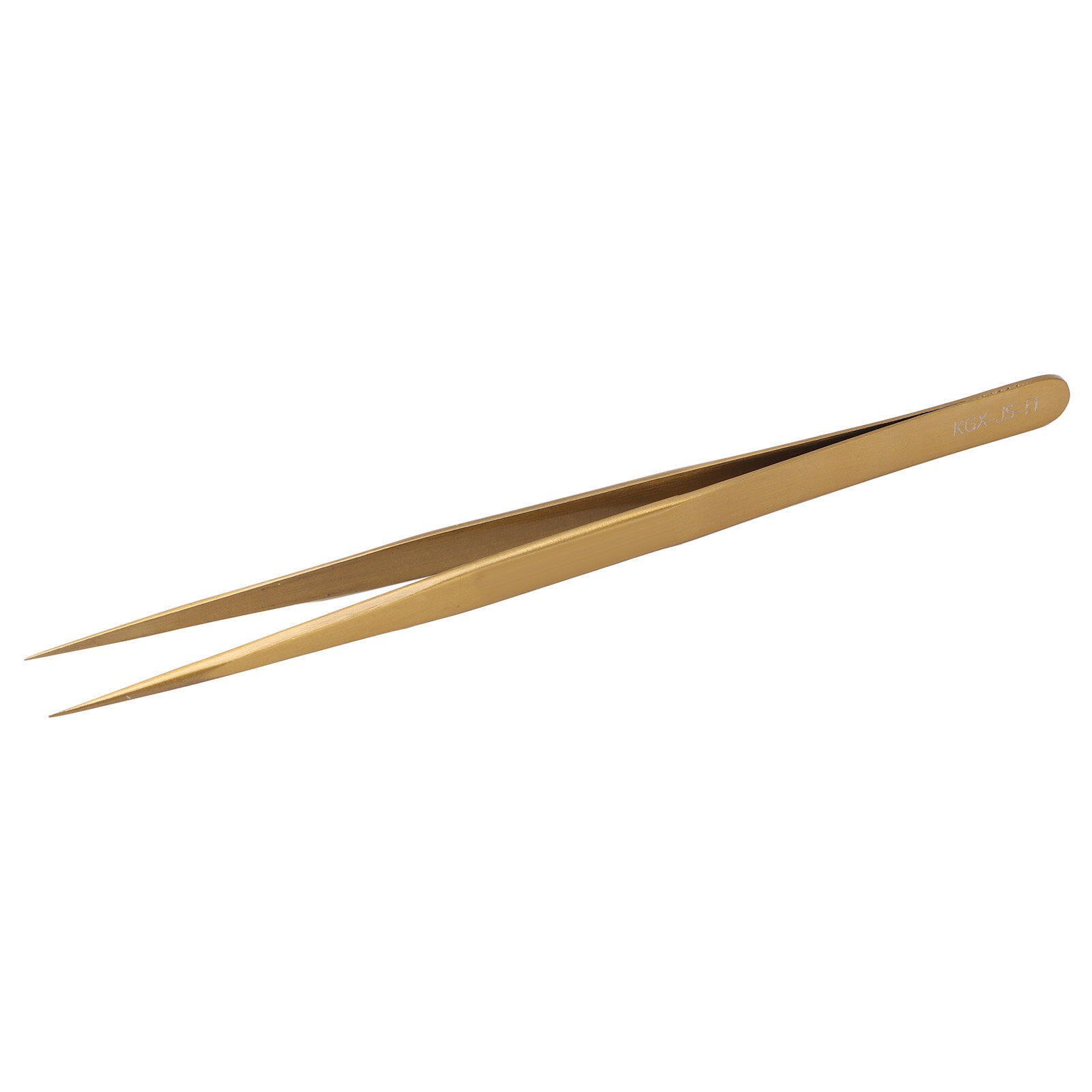 Высокоточный портативный пинцет с тонким наконечником, устойчивый к коррозии, для мобильных телефонов и ПК, золотистый цвет.