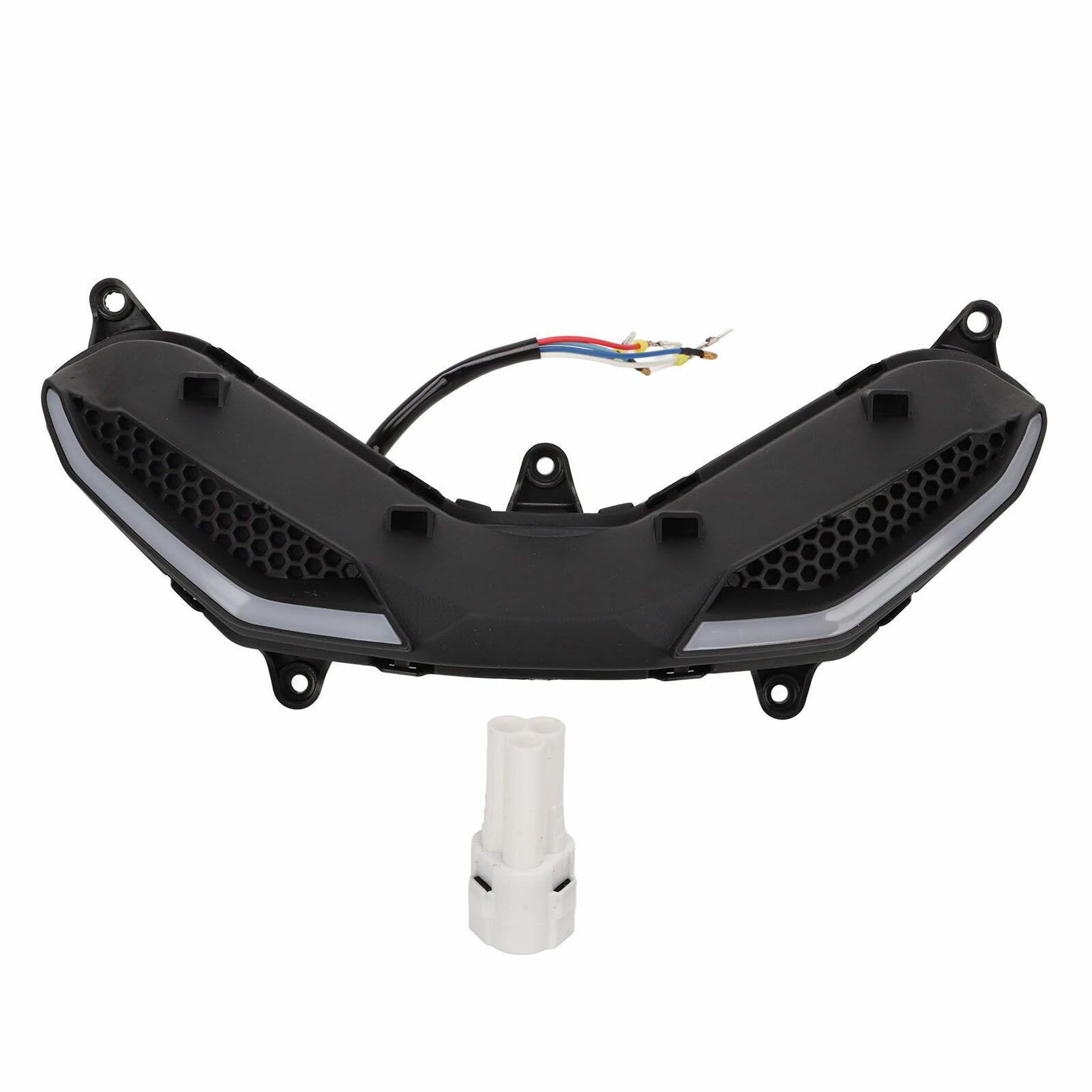 Светодиодная фара с поворотниками для Yamaha Y15ZR V1 V2 красный/красно-желтый DRL