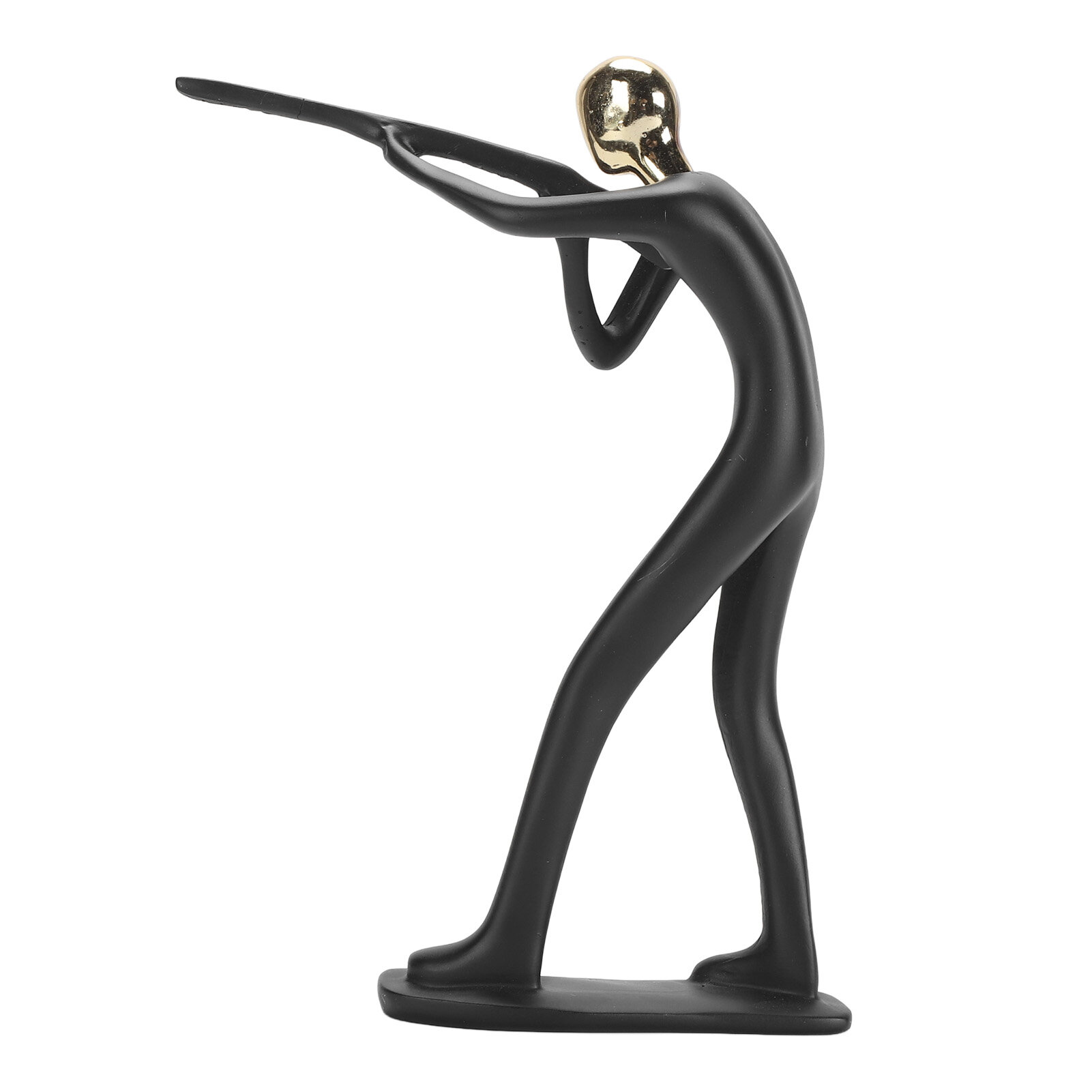 Статуэтка спортсмена из смолы, декоративная скульптура спортсмена, современная абстрактная фигура, украшение рабочего стола для гостиной