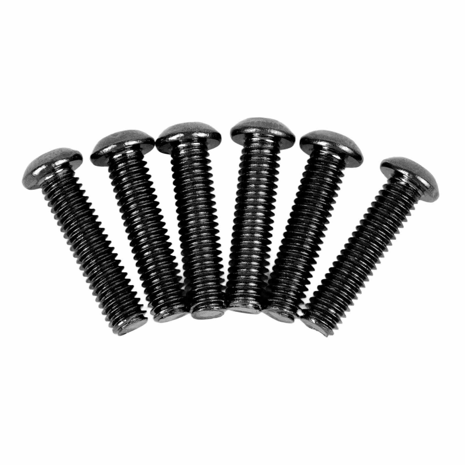 6 шт. шестигранных винтов для крепления седла двойного рокера, инструменты, фиксирующие винты для электрогитары и баса, черные