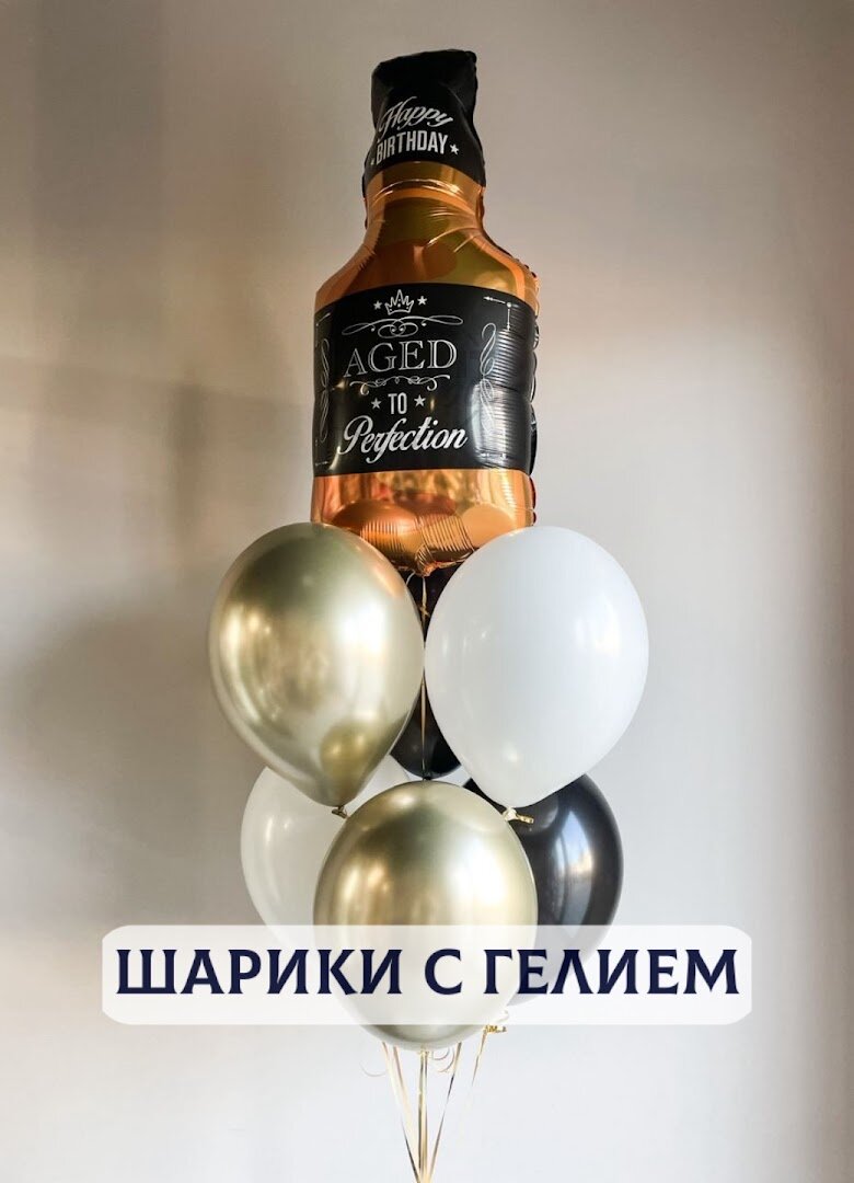 Воздушные шары с гелием, шарики воздушные "Для мужчины" №635