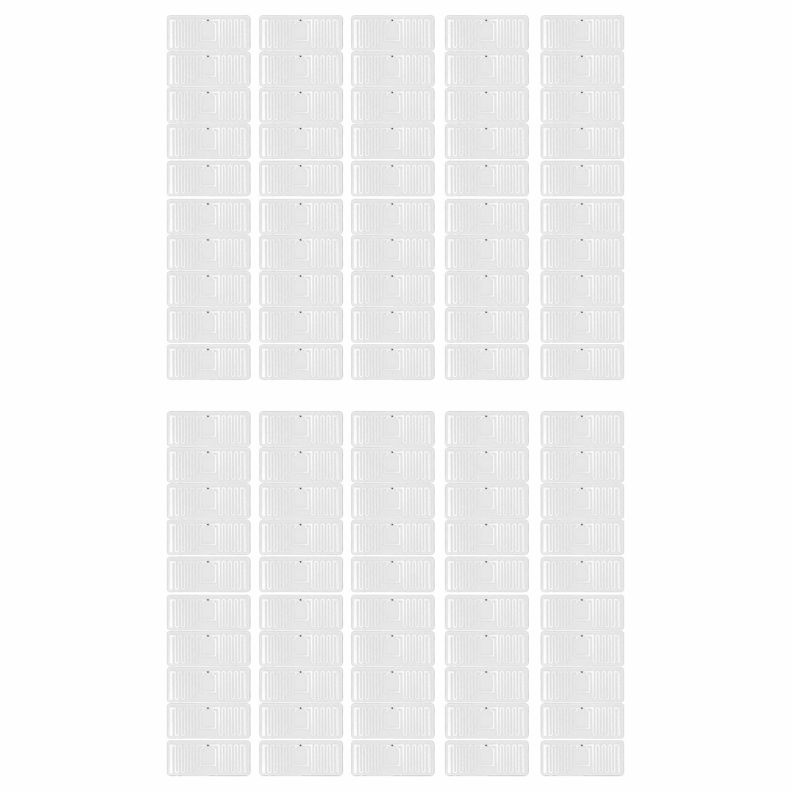 100 Pcs UHF RFID Tags 860‑960MHz Km4q Chip Adhesive Inlay Label Support ISO 18000‑6C EPC Class1 Gen2 Protocol