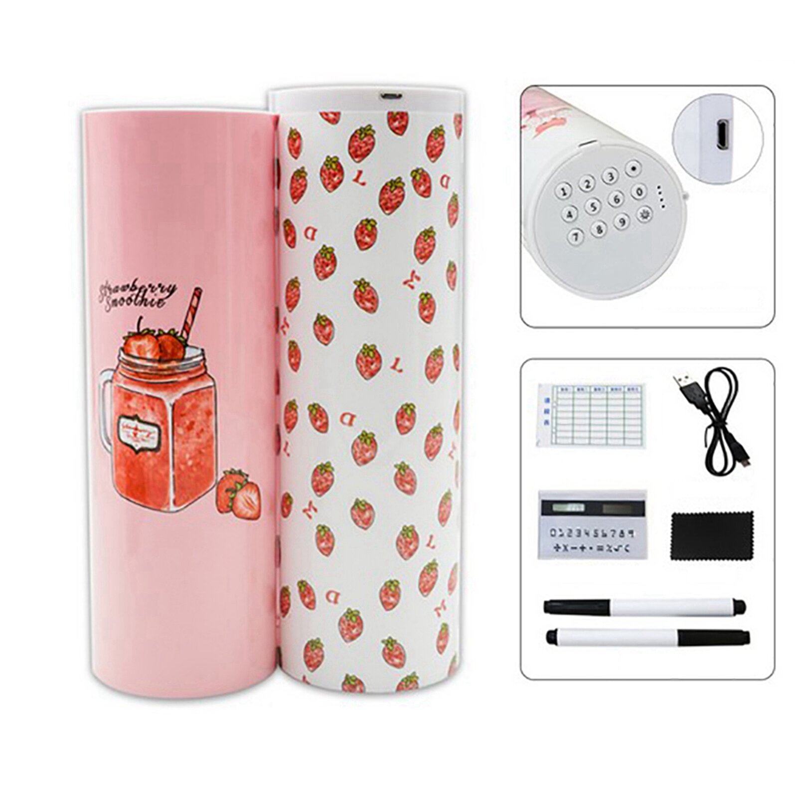 Многофункциональный пенал с интеллектуальным электронным кодовым замком, пенал с зеркалом-калькулятором