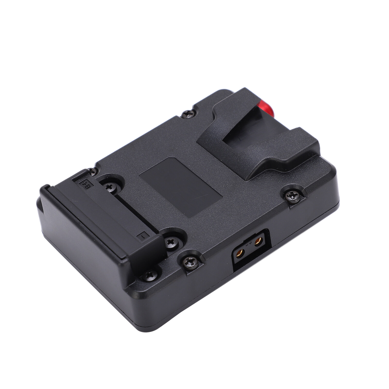 Пластиковая пластина-адаптер VLock Battery Mount DTap Output для крепления аккумулятора V-mount на камеру.
