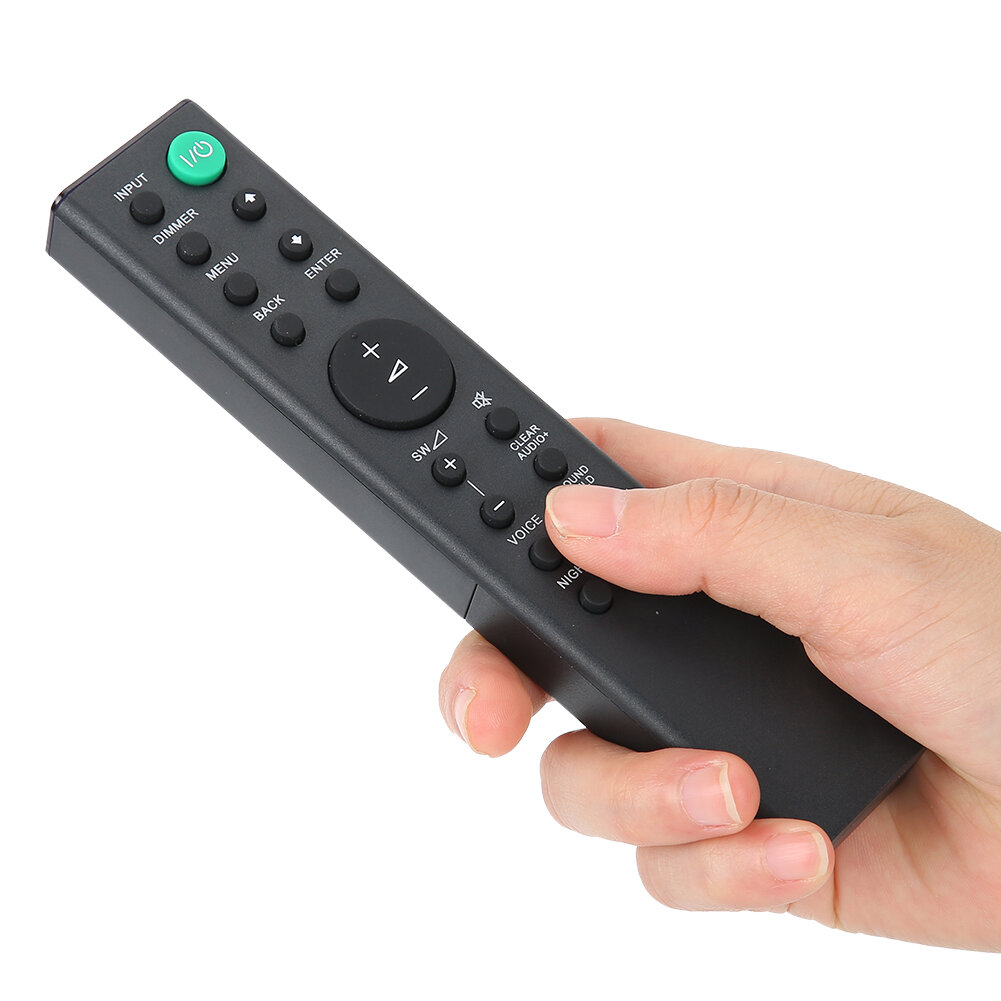 Замена пульта дистанционного управления RMT AH101U для систем звуковых баров Sony HT CT380 HT CT780 SA CT380 HT-CT380 HT-CT780 SA-CT380 SA-WCT780 HTCT380 HTCT780 SACT380 SACT780 SAWCT380, материал ABS, цвет как на картинках, батарейки 2x AAA (не в