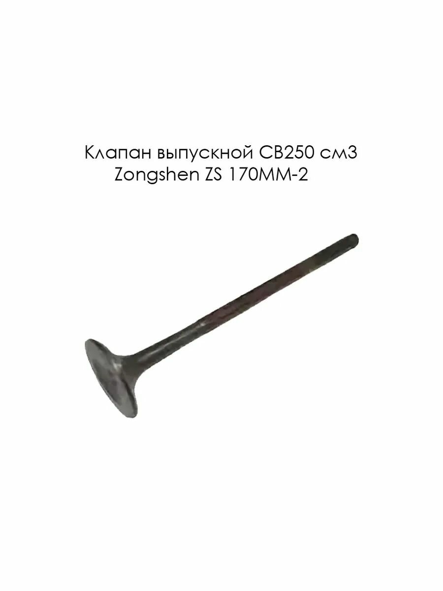 Клапан выпускной CB250 см3 Zongshen ZS 170MM-2 (100200652)