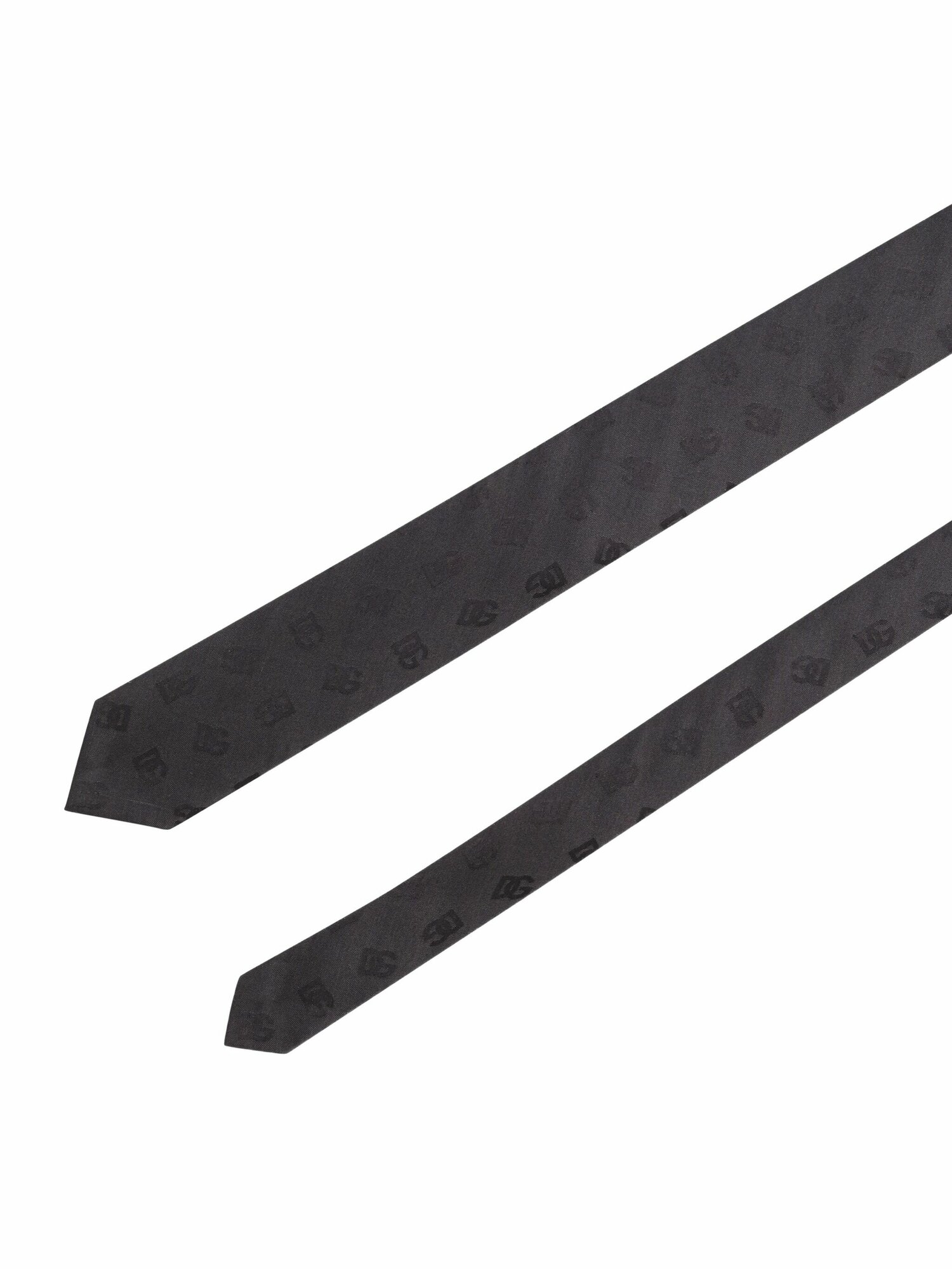 Галстук DOLCE & GABBANA, серый — фото 1