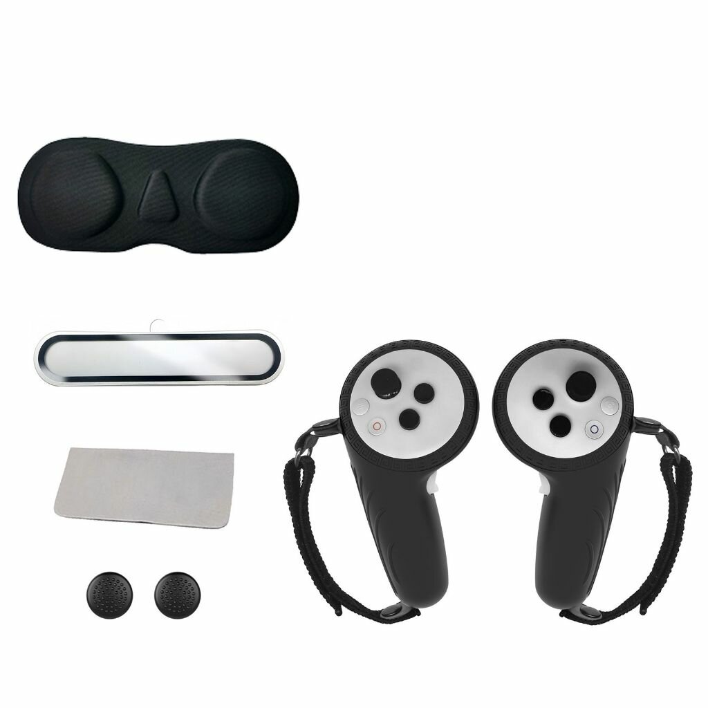 Силиконовый контроллер VR -контроллер и набор для защитников линз PICO4 Ultra, Antistrip Complyble
