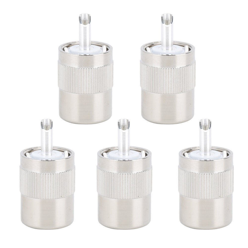 5pcs UHF PL-259 Мужчина-разъем пищи для 50 Ом RG8 / RG214 / RG213 9913 / LMR400 Коаксиальный кабель