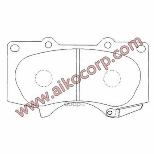 Колодки тормозные Aiko PF1482
