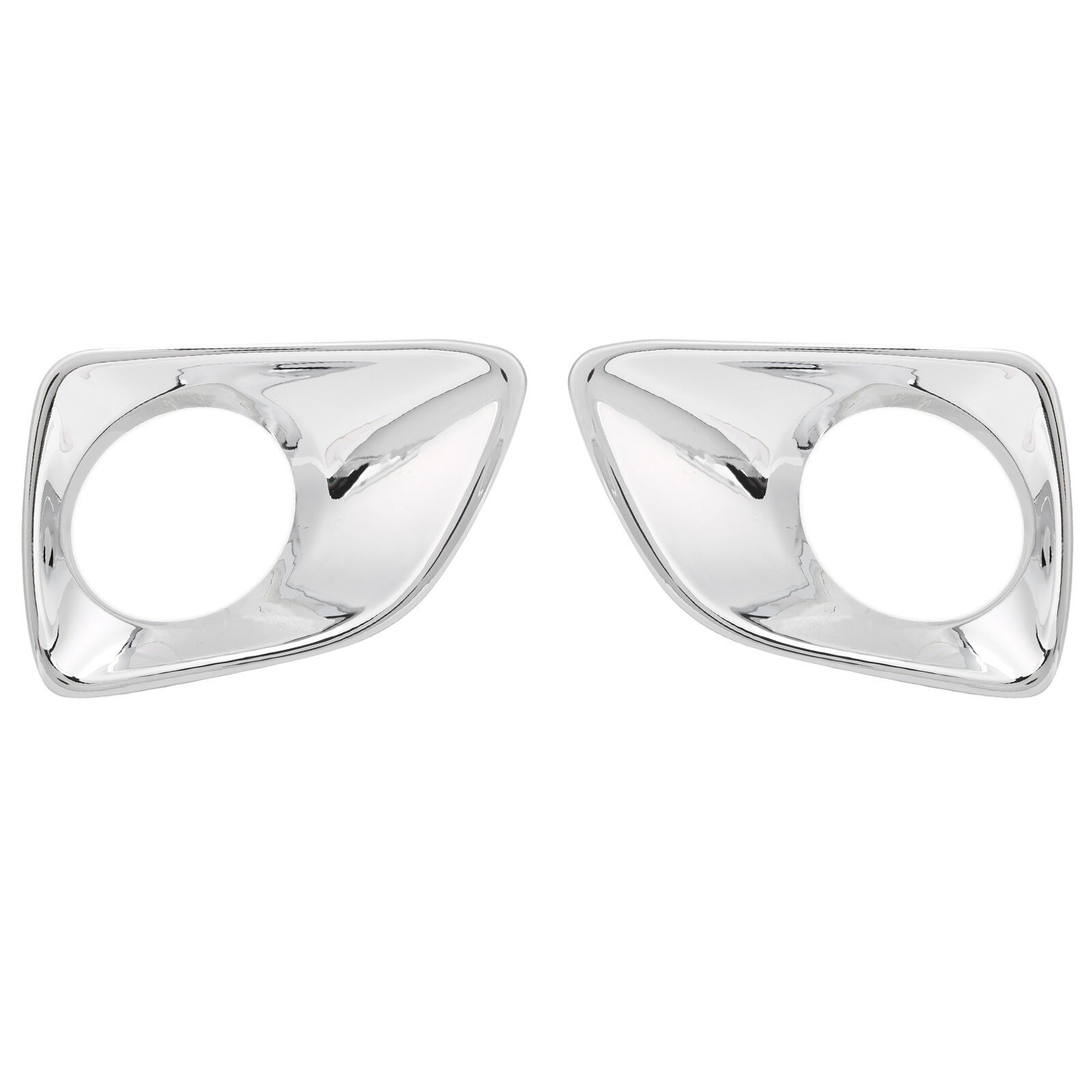 2PCS передняя туманная крышка для отделки хромирования Decor Foglight Fit для Nissan Navara NP300 Frontier 2015–2019