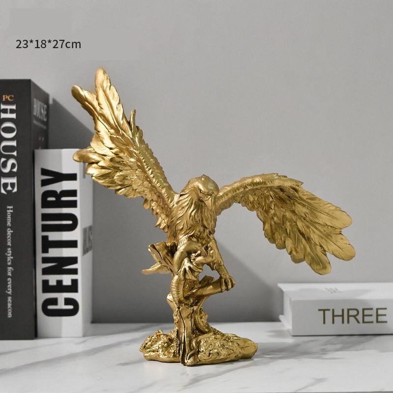Декор и интерьер Статуэтка миниатюра интерьерная Бронзовый орёл