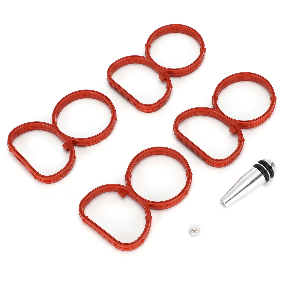 Вихревой клапан впускного коллектора, удаление заглушки, пробка с прокладками, подходит для двигателя 1 серии E81 E87 E88 N47 объемом 2,0 л