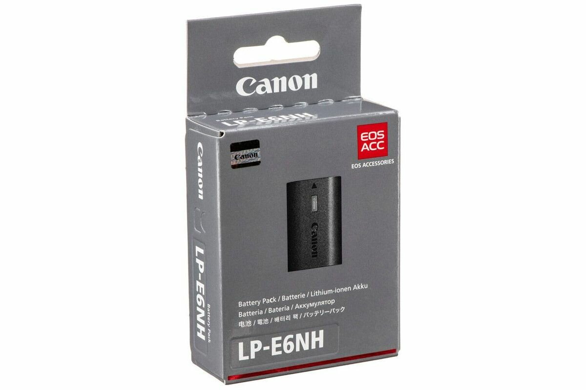 Аккумулятор LP-E6NH, для Canon EOS R5/R6, Li-Ion, емкость 2130мАч, напряжение 7,2В