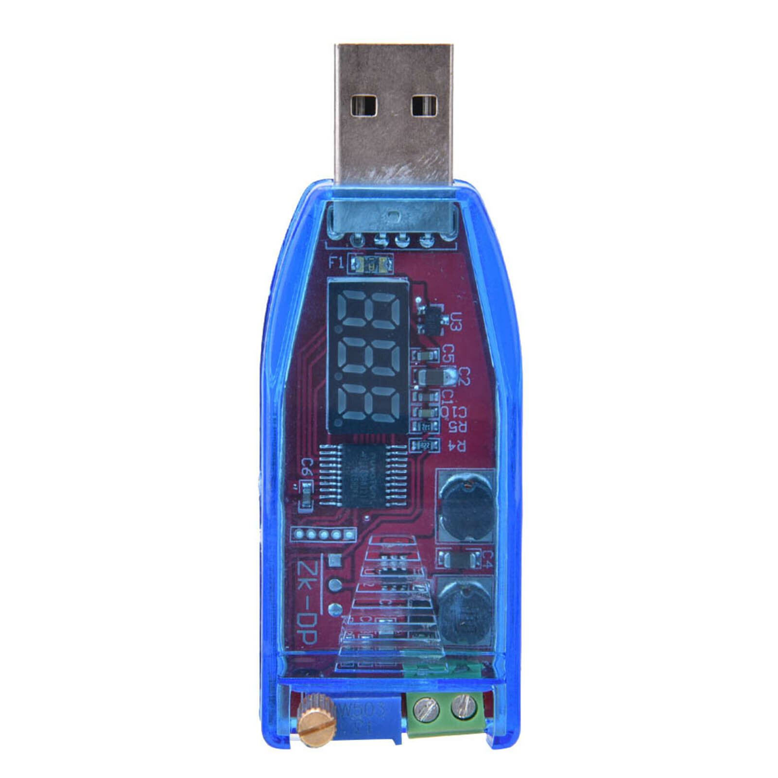 Регулируемый USB модуль питания DC-DC, повышающий/понижающий преобразователь, потенциометр