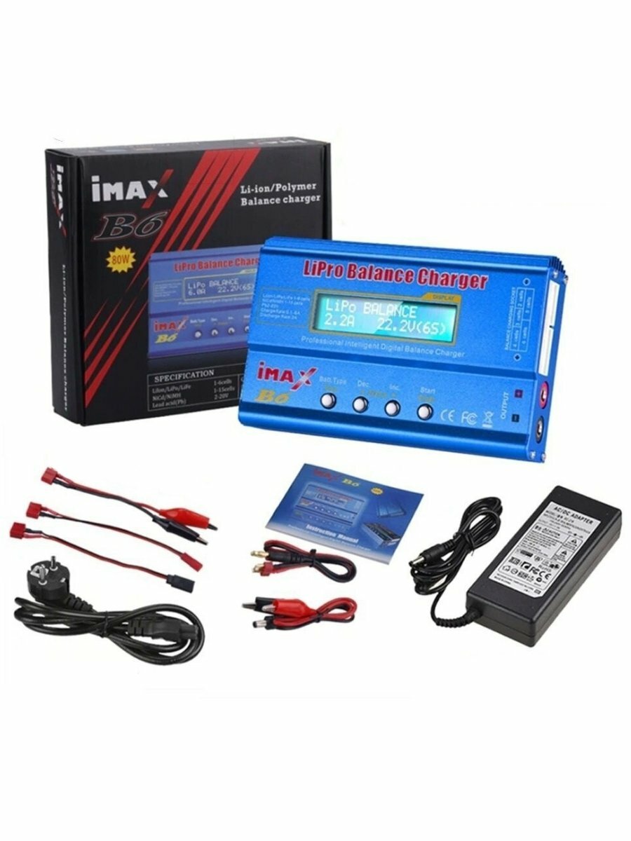 Зарядное устройство IMAX B6 v2 80w с блоком питания