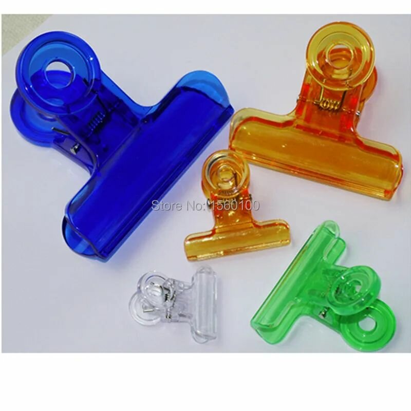 Пластиковые зажимы для бумаги