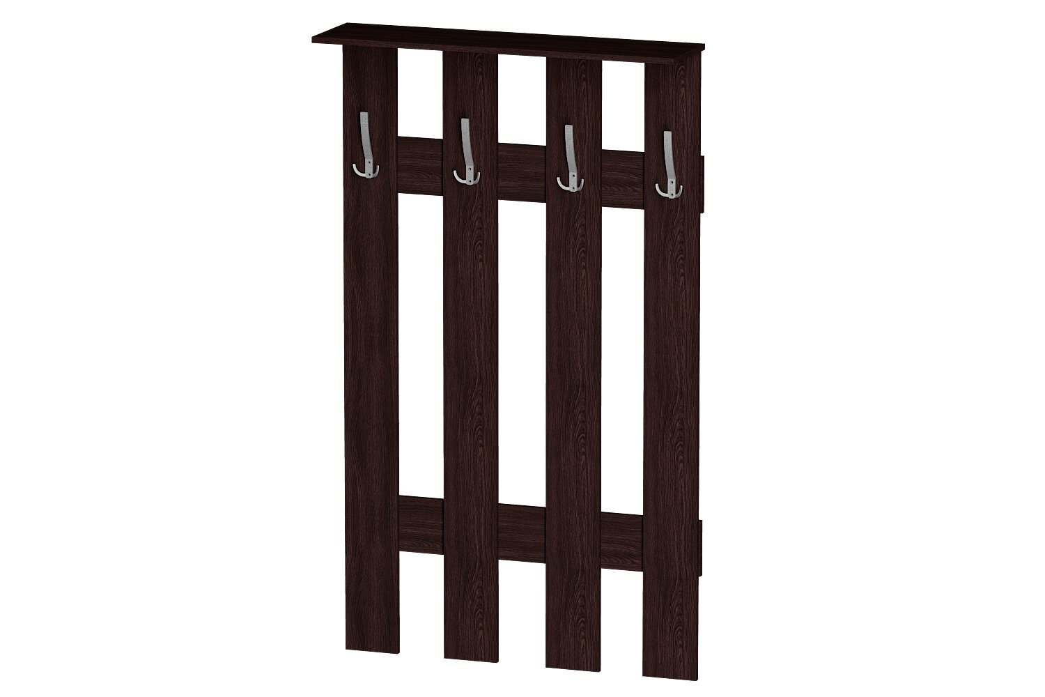 Вешалка "Лайф" ЛВ-01, ЛДСП, цвет дерево Венге, 100 х 25 х 170 см.