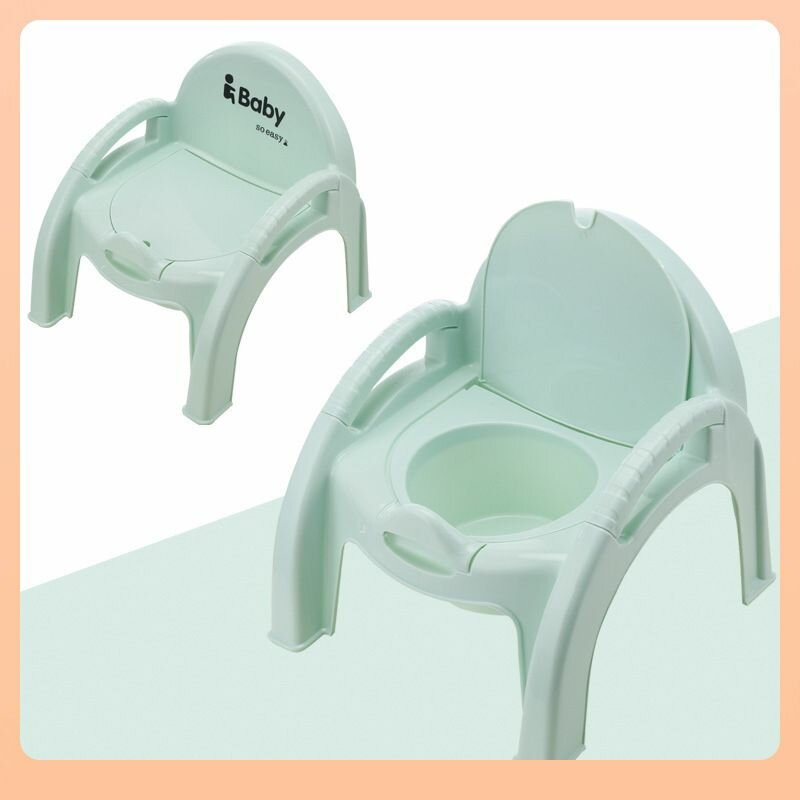 Горшок стульчик детский пластиковый для мальчика и девочки, со съемной чашей, крышкой, спинкой Горшок-стульчик