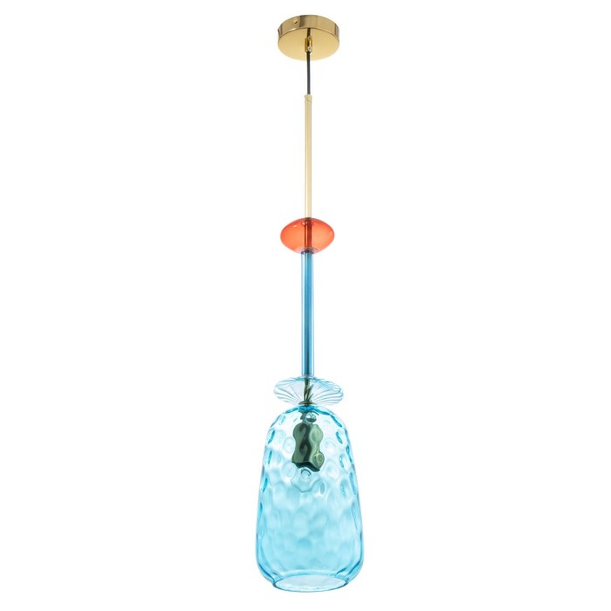 Светильник BayerLux "Джеффи", LED, 10 Вт, голубой, 15x15x75 см