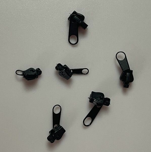 Замок с бегунком / собачка галантерейный для спиральной витой молнии сумок, чехлов, кошельков