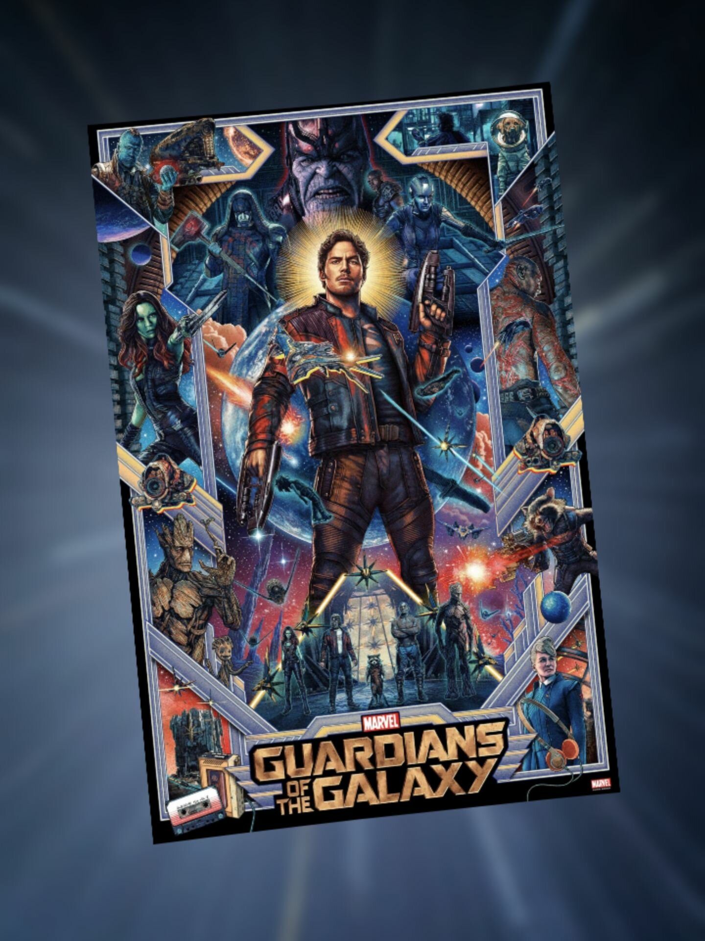 Постер pinterest "Стражи галактики", 29х42, А3, глянцевый