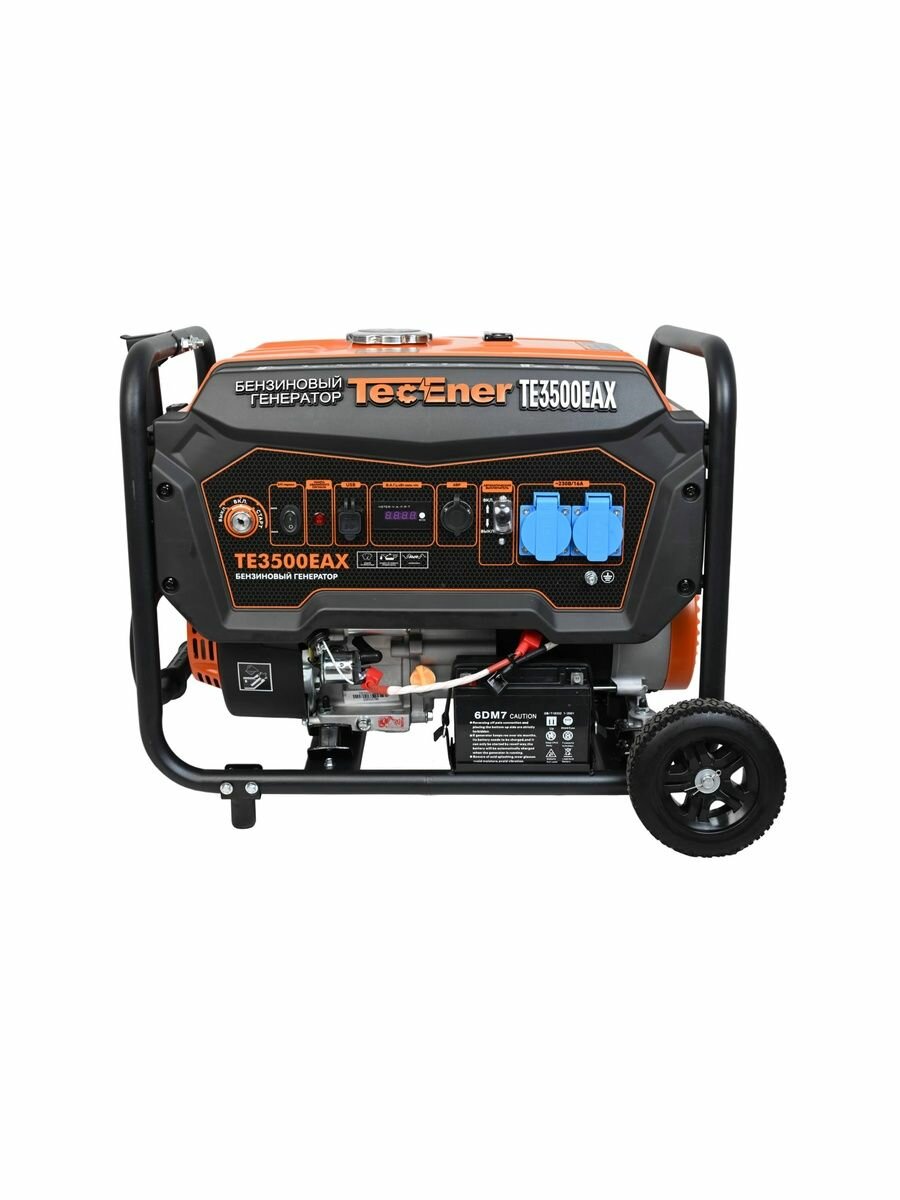 Бензиновый генератор TecEner TE 3500EAX (3,5 кВт) с электростартером