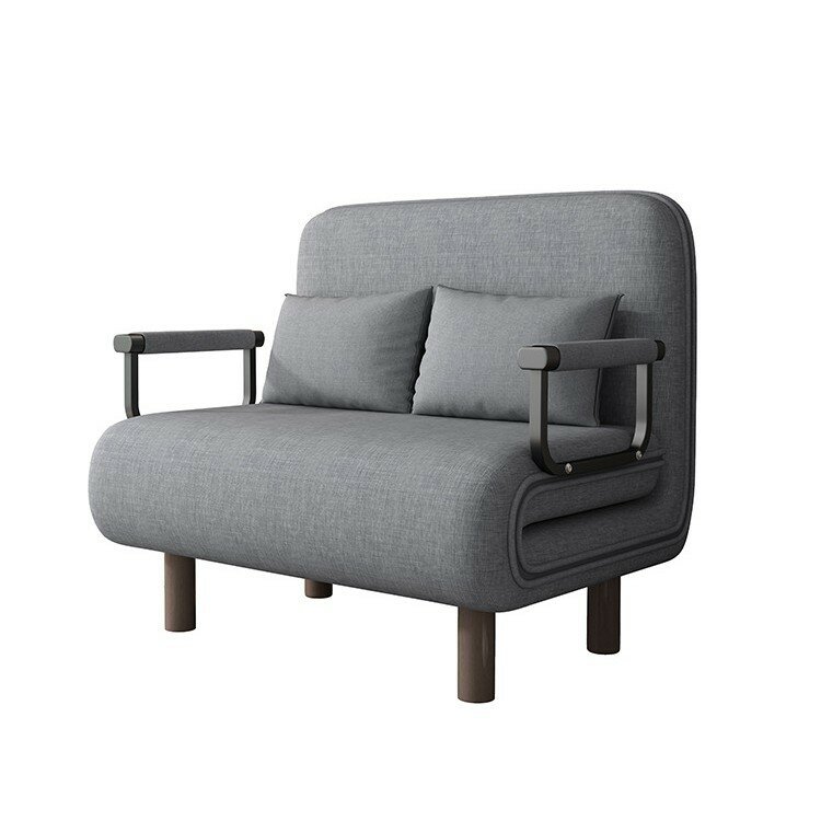 Диван-кровать С 1 подушками , Регулируемый стул, 65х190х28 см，Односпальный диван