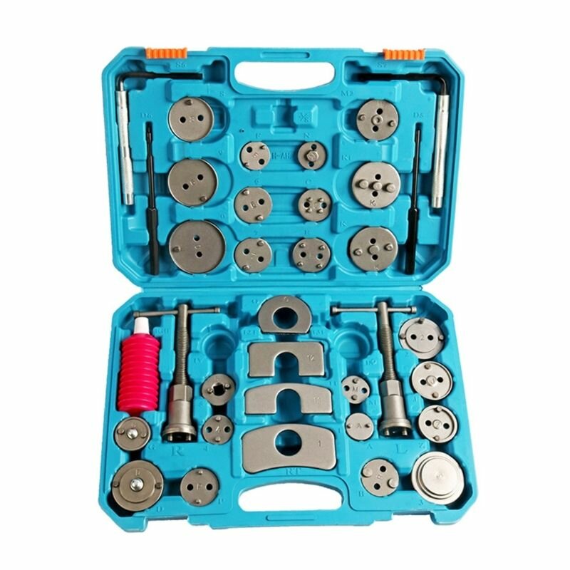 Набор инструментов для суппорта тормозного поршня, 35 шт, легко снимается, устанавливается дисковых тормозов и эффективный ремонтный комплект