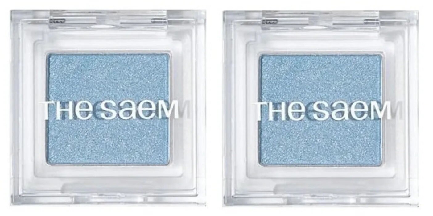 Тени Sung bo Cleamy для век Saemmul Shadow SingleS BL01 Misty Blue, 1,4гр, 2 шт