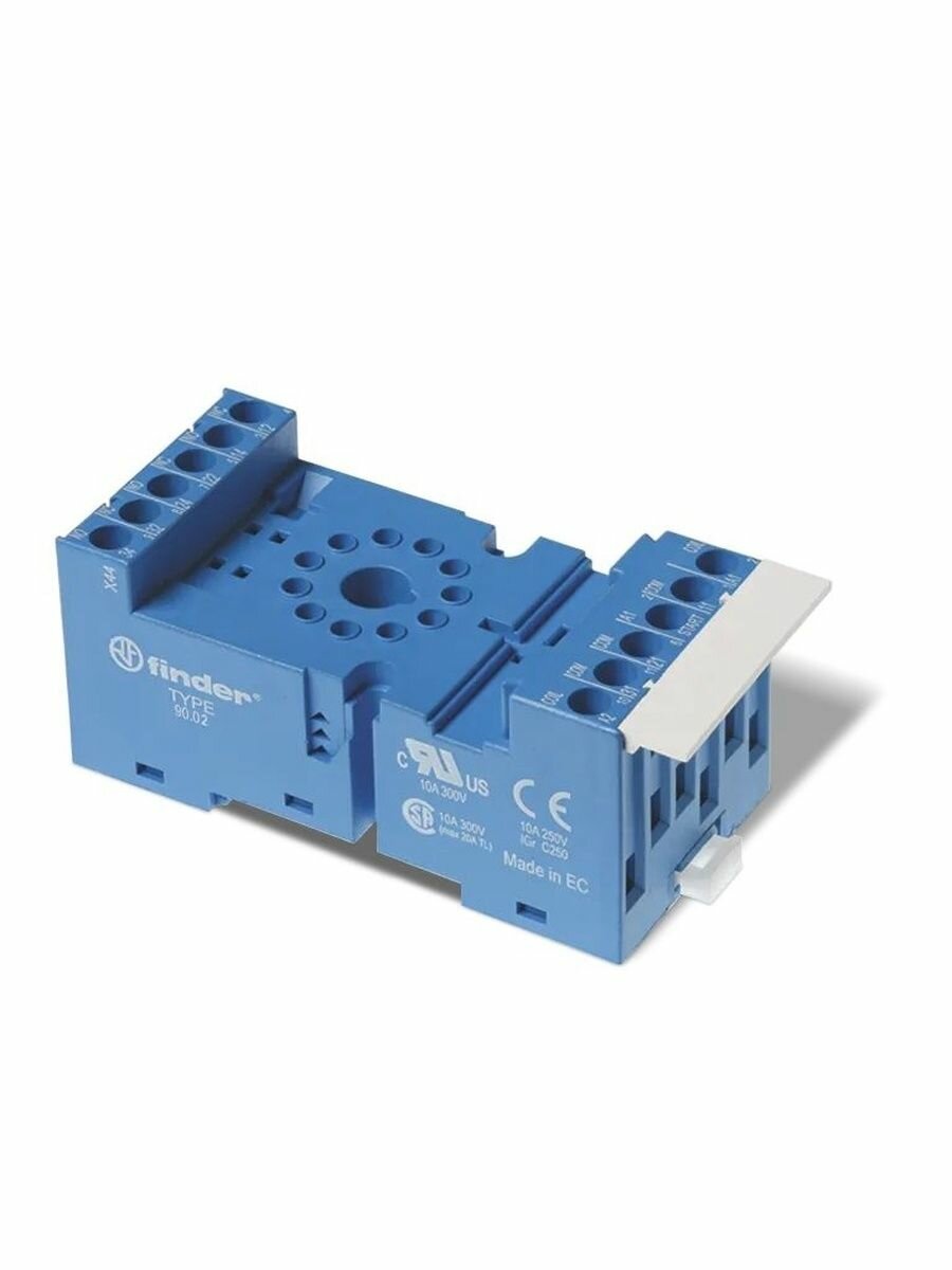 90.02. SMA 9002SMA Розетка для реле 60.12 и модулей 99.02, 86.30 с комбинированными контактами