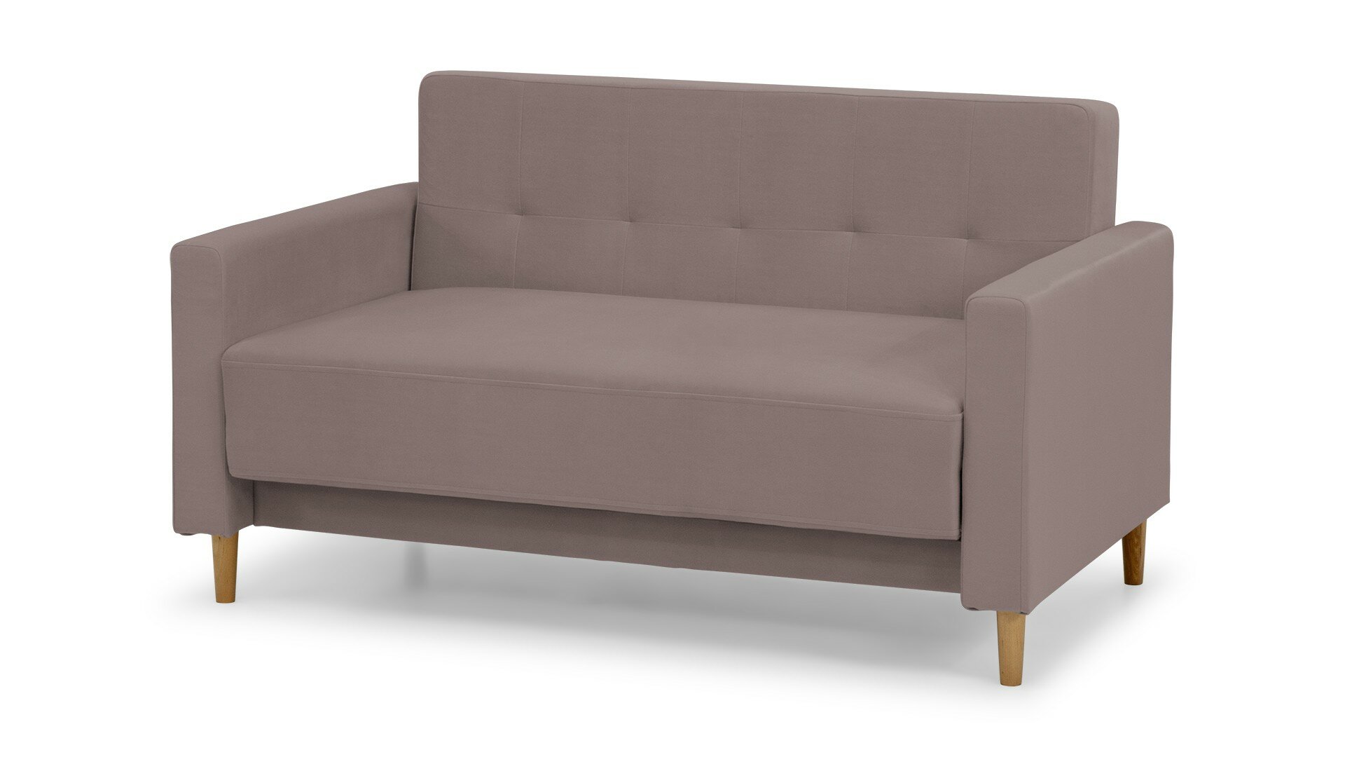 Диван Топ Лайт Velutto 37 NEW 140x87x82 см, светло-розовый Велютто, выкатной GOODFORM