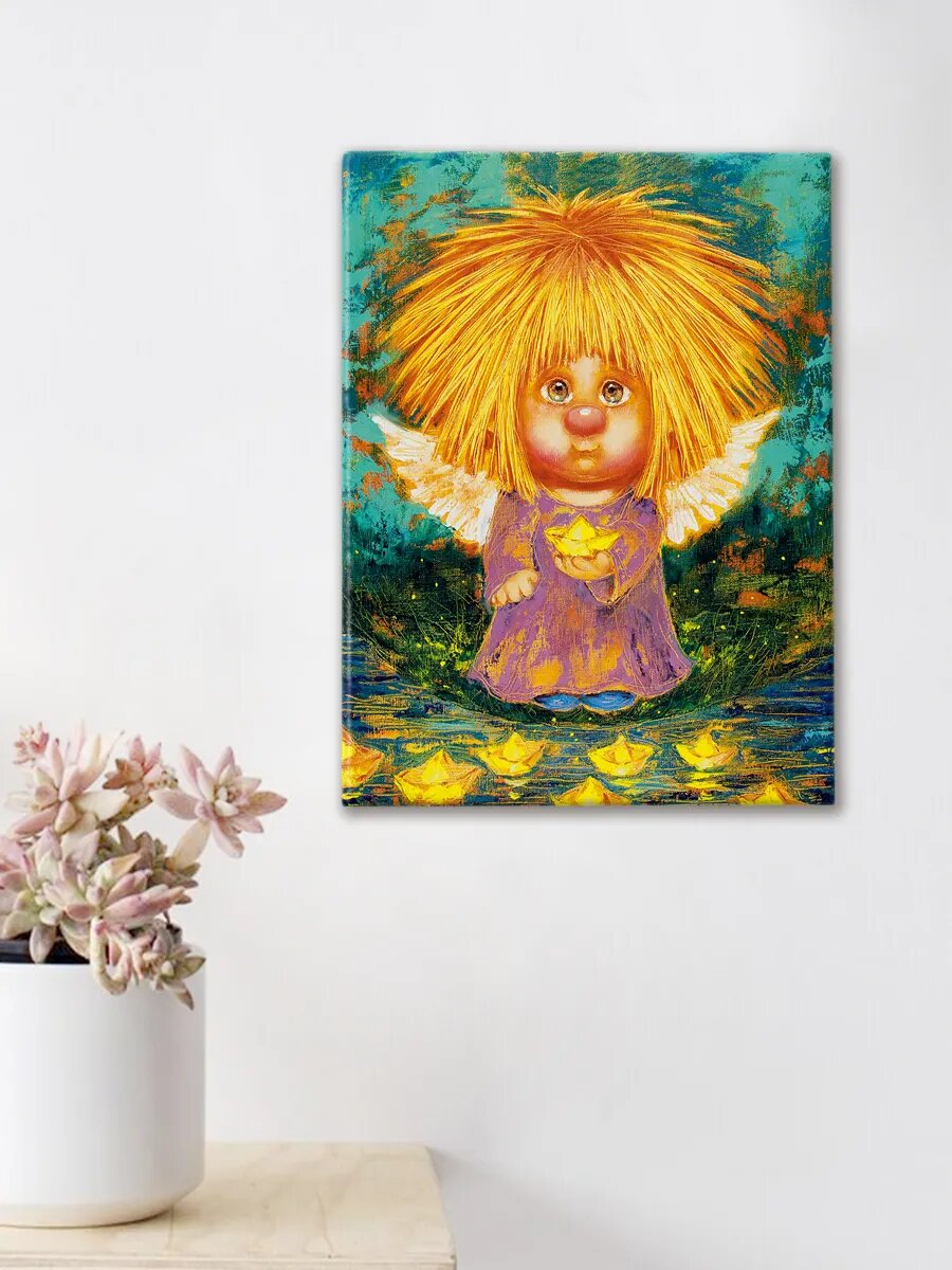 Картина с ангелом