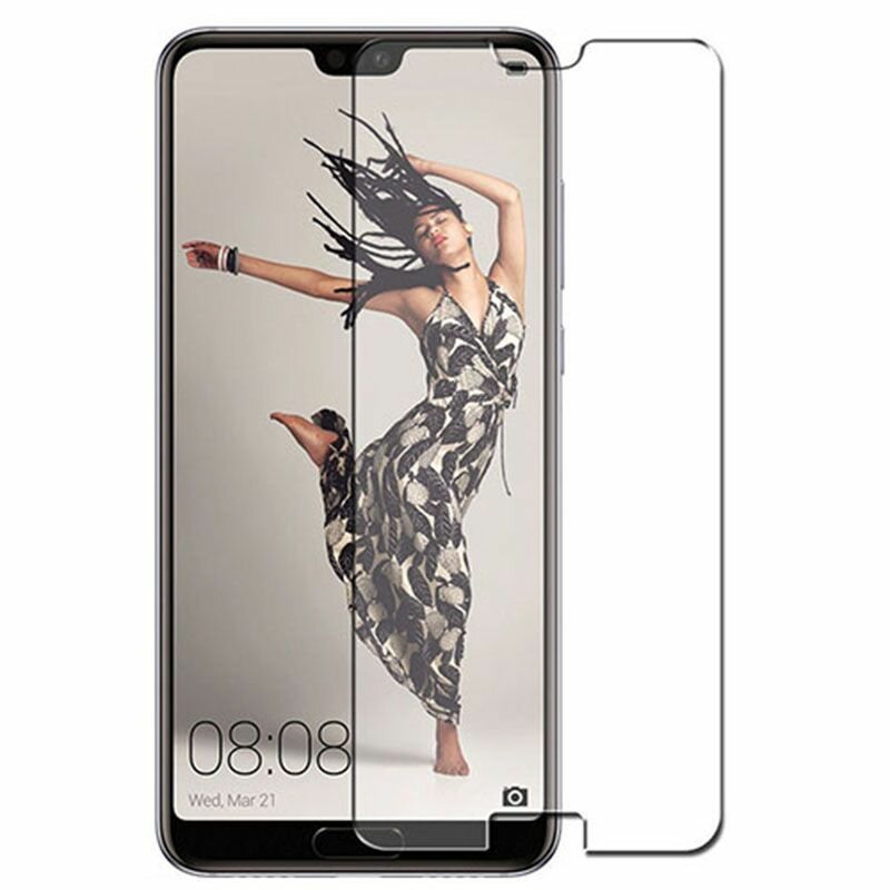 Защитное стекло Gorilla Glass 1 шт: Стекло для Huawei P20 Pro, премиум, безрамочное, без рамки, прозрачное, полный клей