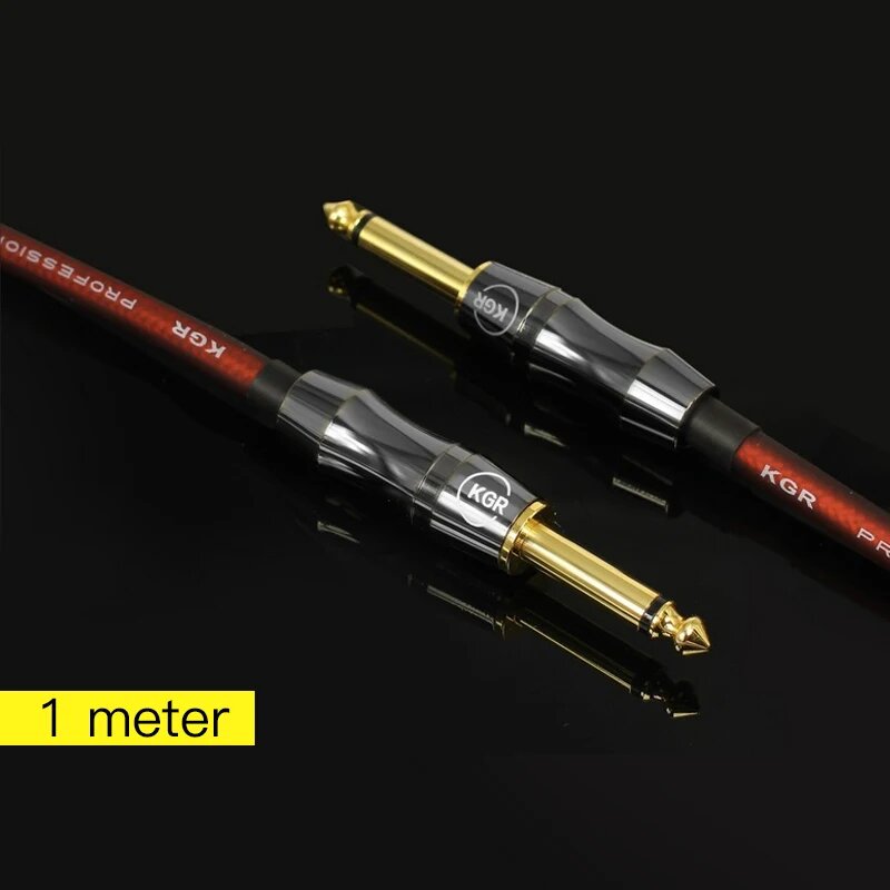 Провод для гитары KGR 1 meter, черный