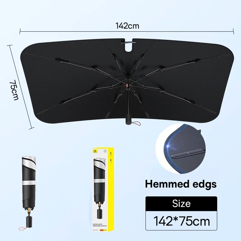 Baseus автомобильный солнцезащитный козырек складной солнцезащитный козырек на лобовое стекло занавеска на переднее окно автомобиля универсальный лобовое стекло автомобильный аксессуар летний солнцезащитный козырек