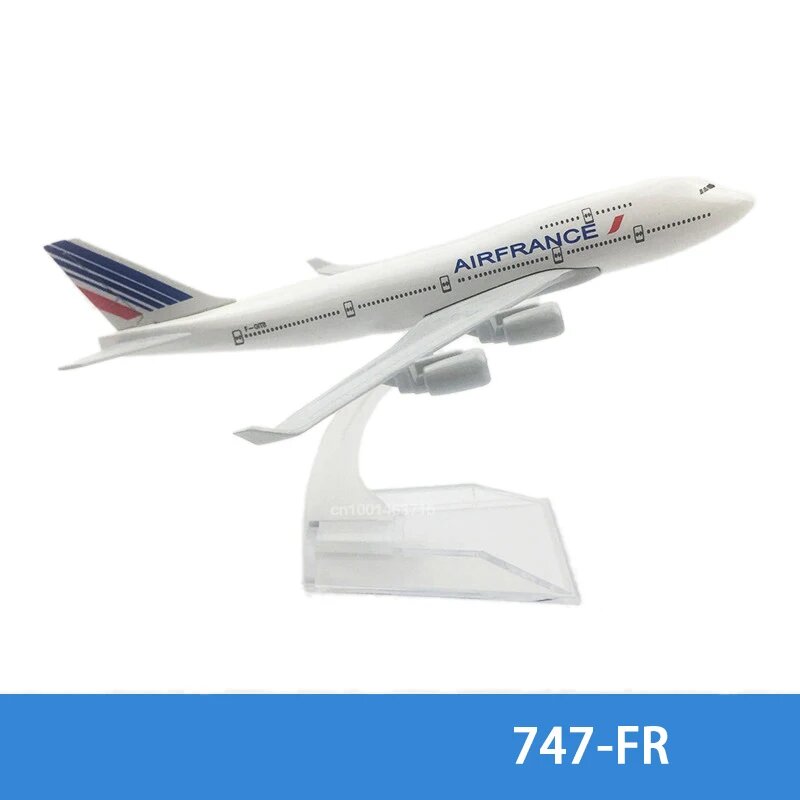 Металлическая модель самолета SOCOA Boeing 737 747 757 767 777 787 6 дюймов Белый, 747 FR