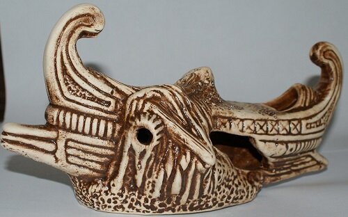 Декорация из светлой глины Орловская керамика Бирема