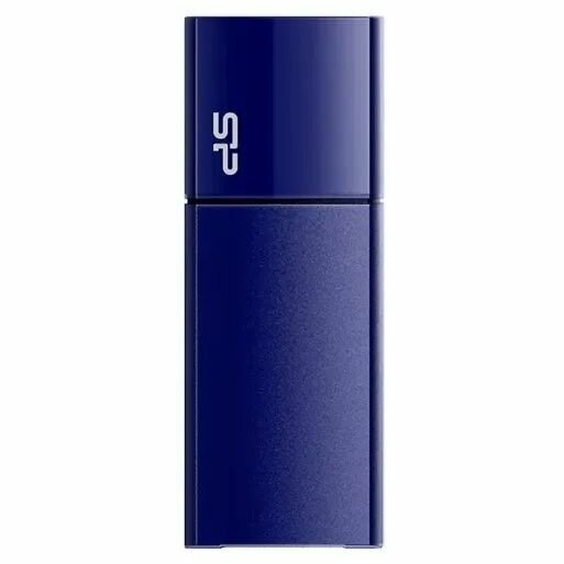 Память USB Flash 32 ГБ Silicon Power Blaze B05 (SP032GBUF3B05V1D) синий - выдвижной, пластик, USB 3.0, чтение - 80 Мб/с
